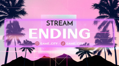 Placeit - Twitch Stream Ending Screen Design Generator for Professional ...