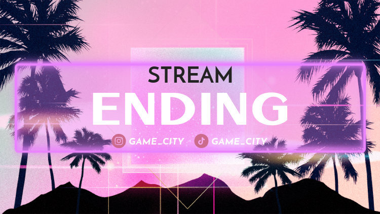 Placeit - Twitch Stream Ending Screen Design Generator for Professional ...