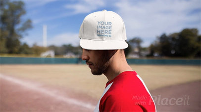 Placeit - Young Hispanic Man Turning Around Wearing a Hat in Stop ...