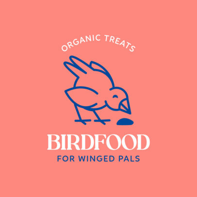 Placeit - Organic Logo Generator for a Bird Food Shop