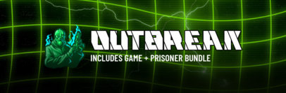 Placeit - Steam Capsule Template with a Shooter Character Graphic