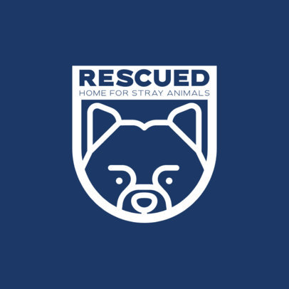 Placeit - Online Logo Template for an Animal Rescue Collective