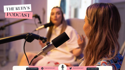 Placeit - Minimalist Twitch Overlay Maker for a Talk Show Podcast