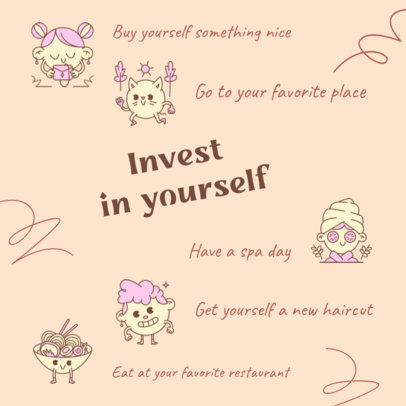 Placeit - Instagram Post Generator Featuring Positive Affirmations for ...