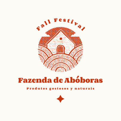 Placeit - Logo Template for a Pumpkin Fall Festival