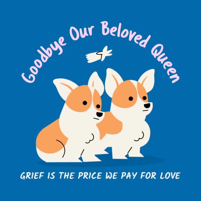 Placeit - Instagram Post Template with a Goodbye Message for Queen ...