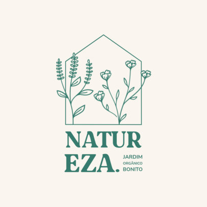 Placeit - Logo Creator Featuring Minimalistic Plant Graphics for a ...