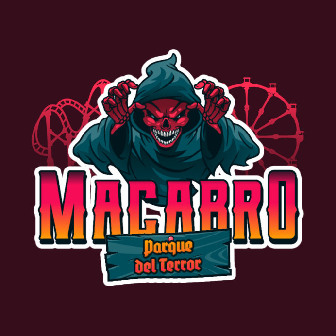 Placeit - Logo Template for a Horror Amusement Park Featuring a Scary ...