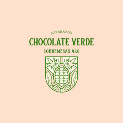 Placeit - Cannabis Sweets Shop Logo Creator with Marijuana Leaf Graphics