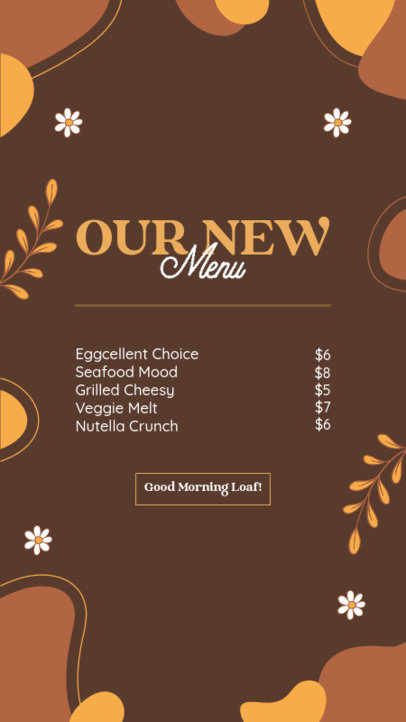 Placeit - Menu Generator for a Small Restaurant Featuring a Price List