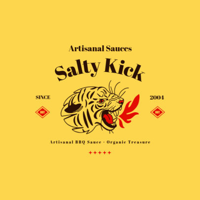 Placeit - Modern Logo Template for Homemade Sauce Brands