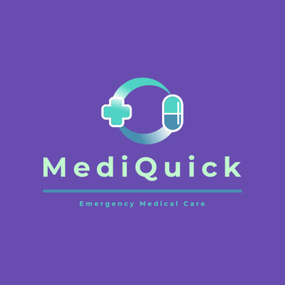 Placeit - Emergency Logo Template for a Medical Care Clinic