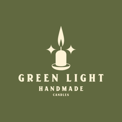 Placeit - Online Logo Maker for a Handmade Candles Store