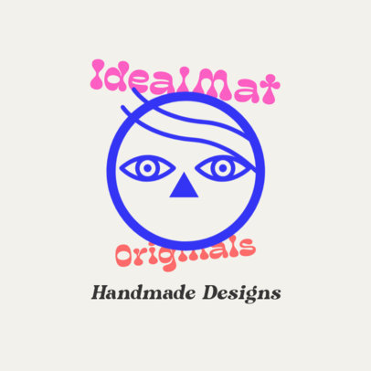Placeit - Logo Maker for a Handmade Rugs Store