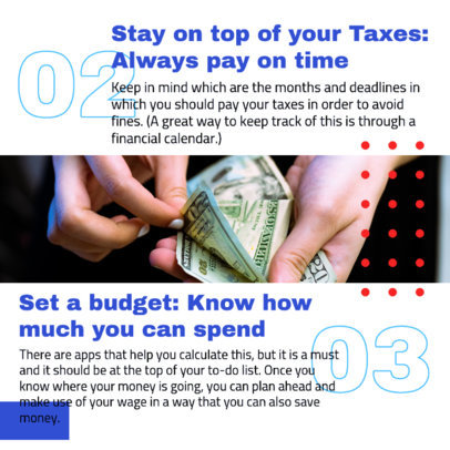 Placeit - Instagram Post Generator Featuring a Guide on Tax Payment