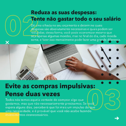 Placeit - Instagram Post Generator with Tips on How to Save Money