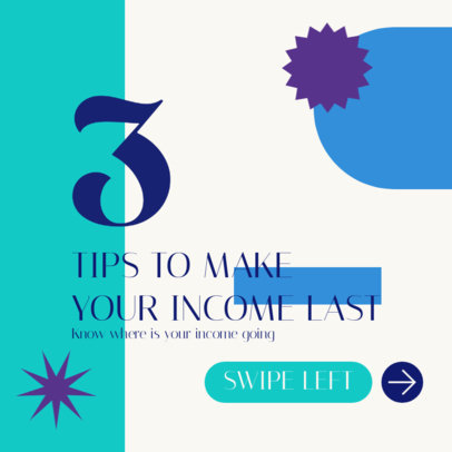 Placeit - Instagram Post Maker Featuring Money Saving Advice