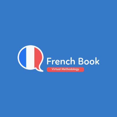 Placeit - Virtual School Logo Maker for French Classes