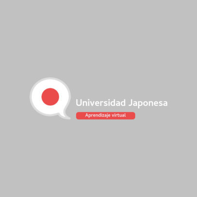 Placeit - Online Logo Maker for a Japanese Virtual School