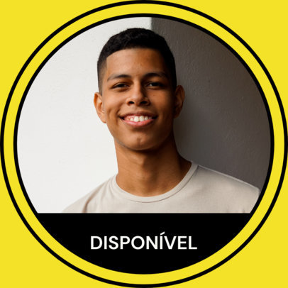 Placeit - LinkedIn Profile Picture Design Creator with a Circular Frame