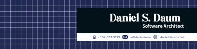 Placeit - LinkedIn Banner Design Creator Featuring a Gridded Background