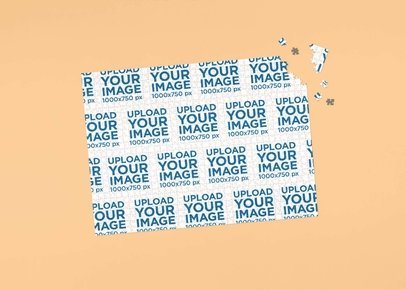 Placeit - Puzzle Mockup Featuring a Customizable Background