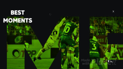 Placeit - Intro Video Maker Featuring Top Soccer Moments