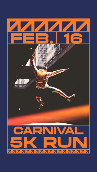 Placeit - Instagram Story Maker for a 5K Carnival Run