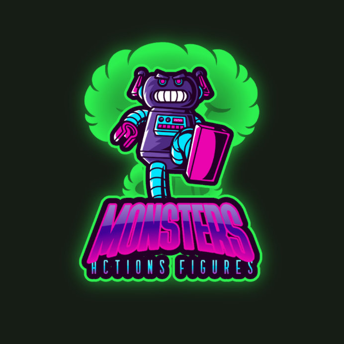 Placeit - Action Toy Logo Maker for a Collectible Store