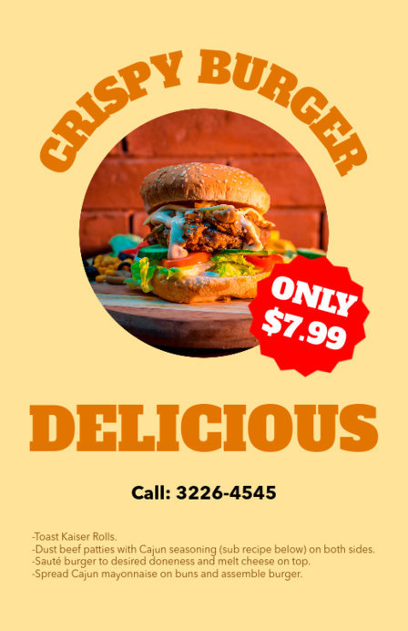 Placeit - Food Flyer Maker