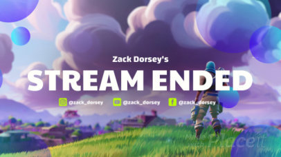 Placeit - Twitch Stream Ended Screen Video Maker Inspired by Fortnite ...