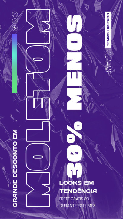 Placeit - Instagram Story Template Featuring a Big Sale Ad for a POD Store