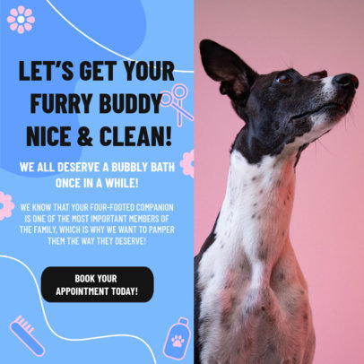Placeit - Instagram Post Generator for a Small Business Featuring a Pet ...