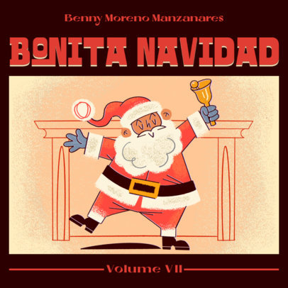 Placeit - Winter Music Album Cover Template to Celebrate Xmas