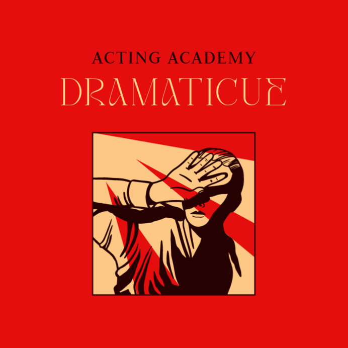 Placeit - Acting Academy Logo Maker for a Drama School