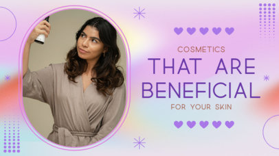 Placeit - YouTube Thumbnail Generator Featuring Beneficial Cosmetics ...