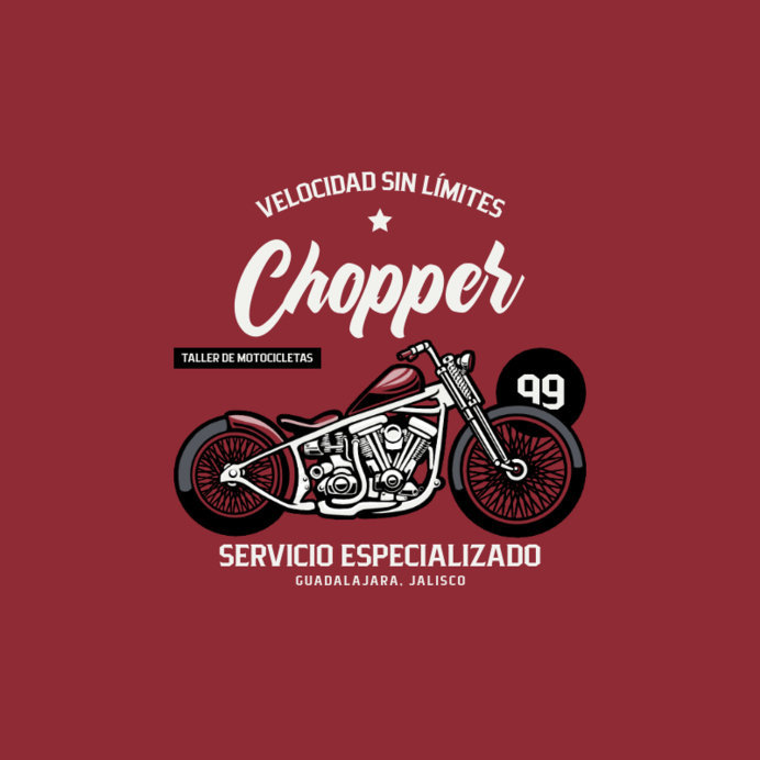Placeit - Motorbike Repair Shop Logo Template With a Bike Graphic