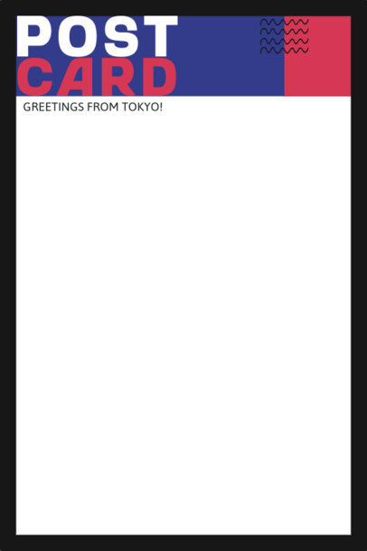 Placeit - Travel Back Postcard Design Creator Featuring Greetings From ...