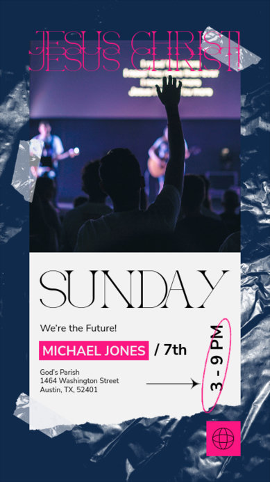 Placeit - Faith Instagram Story Generator for a Christian Event