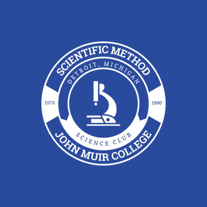 Placeit - Logo Maker for a Science Club Featuring a Microscope Symbol