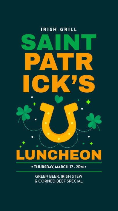 Placeit - St Patrick's Day-Themed Instagram Story Maker for an Irish Event