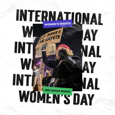 Placeit - Instagram Post Generator for a Women's Right-Themed Carousel ...