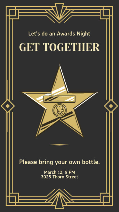 Placeit - Instagram Story Creator for an Awards Show Night