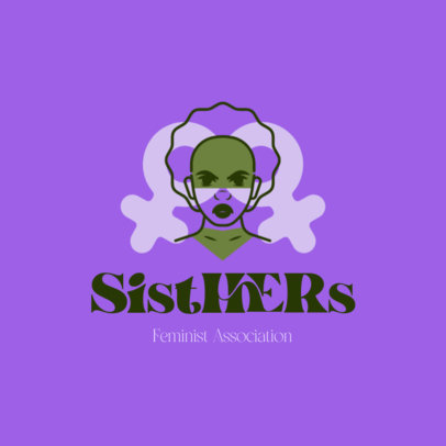 Placeit - Feminist Logo Maker for an NGO Association