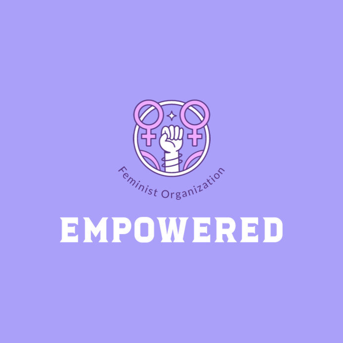 Placeit - Feminist Organization Logo Creator with an Illustrated Fist