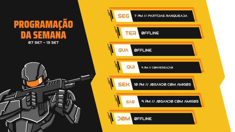 Placeit - Twitch Screen Generator for a Gamer's Streaming Schedule