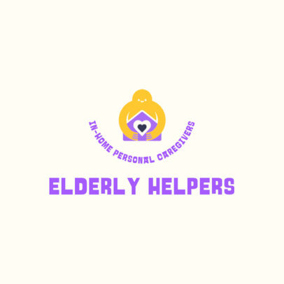 Placeit - Elderly Helpers Logo Generator for a Personal Caregiver Brand