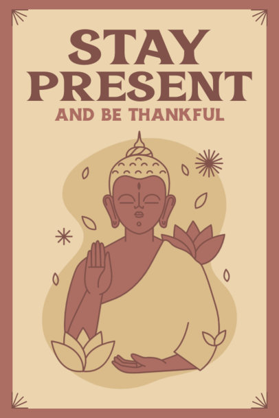 Placeit - Poster Design Maker for Buddha Day Featuring an Illustration ...