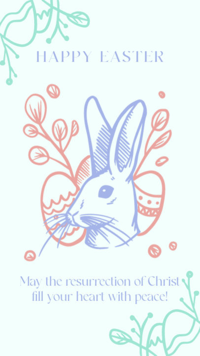 Placeit - Instagram Story Generator to Wish a Happy Easter Featuring a ...