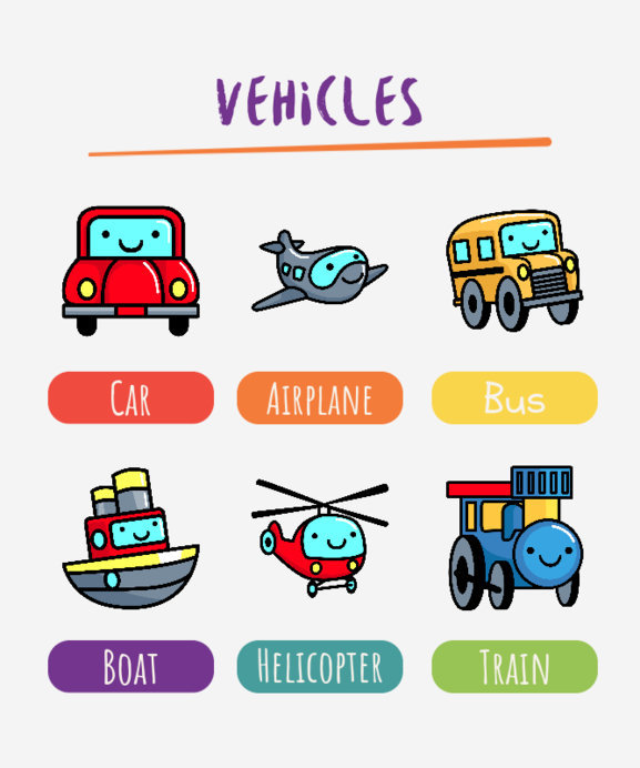 Placeit - Worksheet Design Generator with Illustrated Vehicle ...